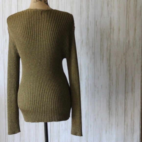 Sigrid Olsen | Sweaters | Sigrid Olsen V Neck Heavy Ribbed Sweater ...
